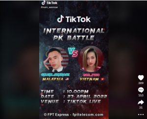 Tìm hiểu và cách thức PK trên Tiktok - Live Creator Network on TikTok